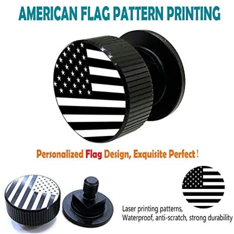 Welding Hood Pipeliner Helmet Fasteners-1Pair Black American Flag ...