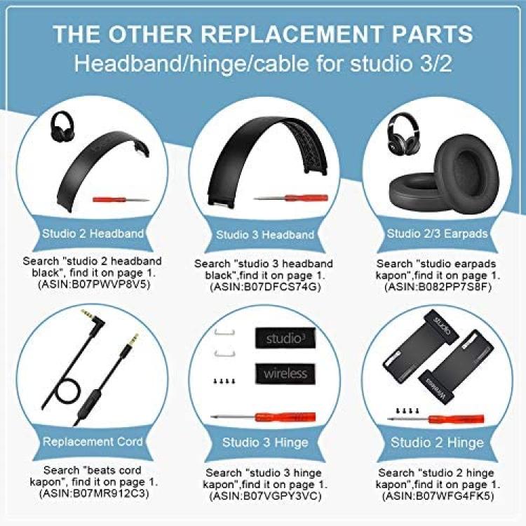 Beats Replacement Parts Headband Screws and Screwdriver Repair Kit ...