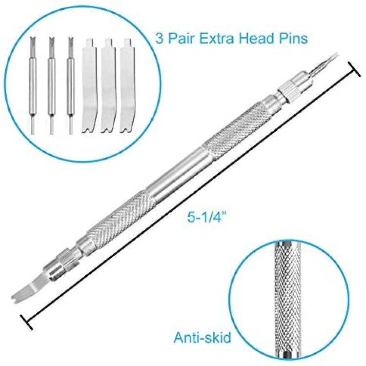 Anezus Watch Link Remover Kit with Spring Bar Tool Watch Band Tool and ...