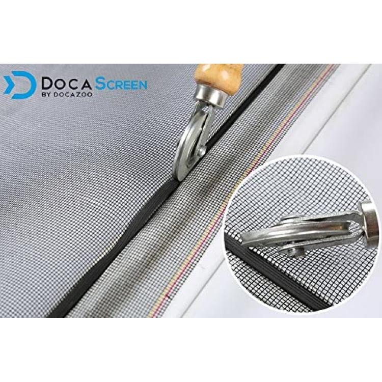 DocaScreen Standard Window Screen Roll – 96” x 100’ Fiberglass Screen ...